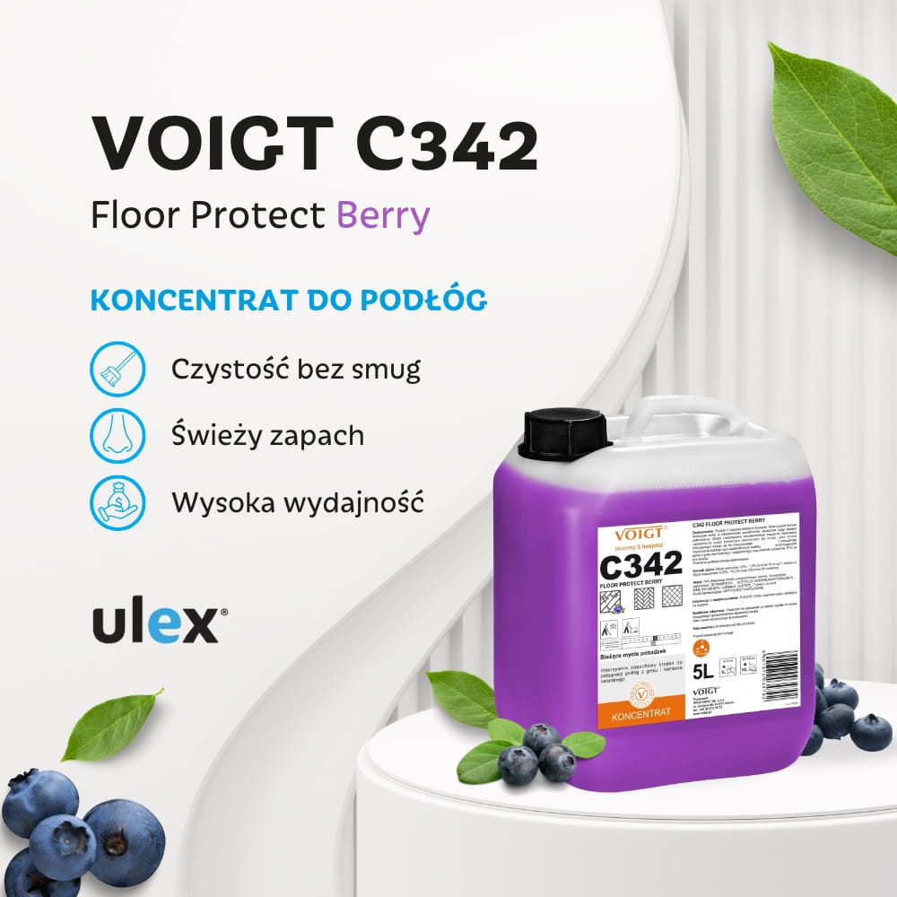 C 342 Floor Protect Berry - płyn do podłóg - koncentrat 5 l - Ulex